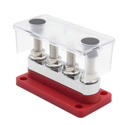 600A Power Dist Block Bus Bar 3/8 Terminal Studs 48V DC SKI | eBay