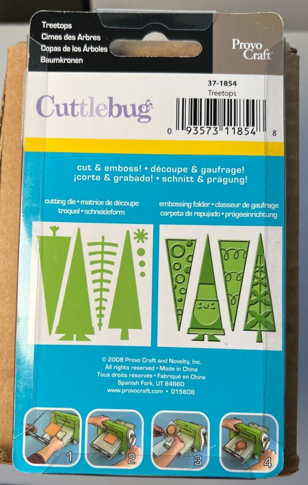 Cuttlebug Die Combo Provo Craft Tree Tops | eBay
