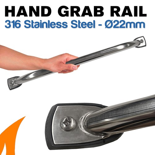 Handrail /Grab Rail /Handle 316 Stainless Steel for Boat Home Bath 22mm ...