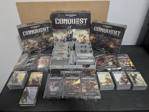 Warhammer 40,000 40K Conquest LCG 3x Core Set & Expansions Bundle | eBay