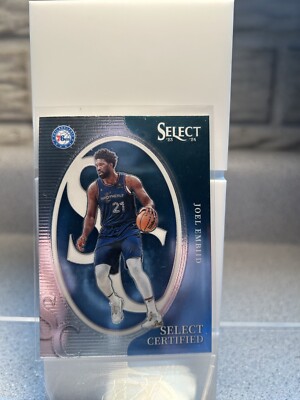 2023-24 Panini Select Joel Embiid Select Certified Insert Silver #1 ...