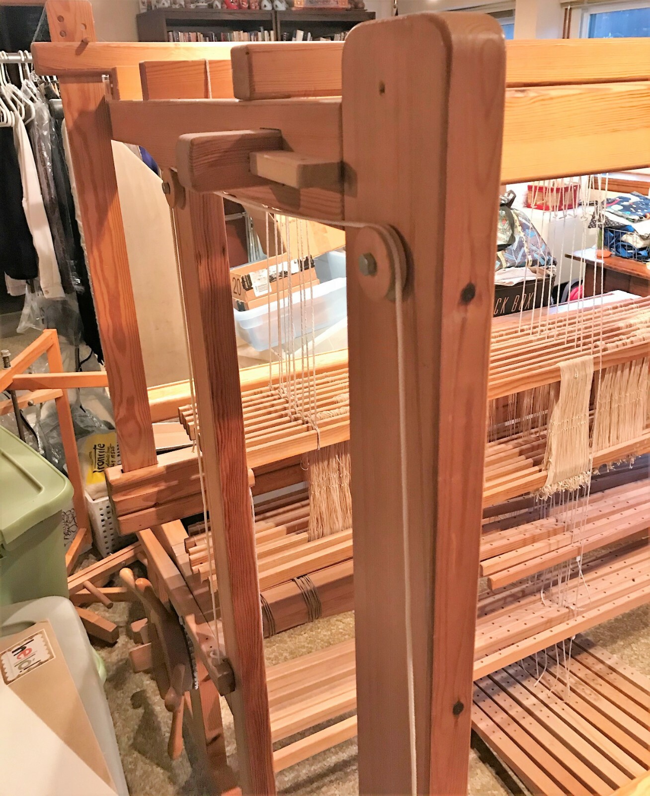 GLIMAKRA Std. Countermarche Weaving Loom (63" weav. width) & Bench - G ...