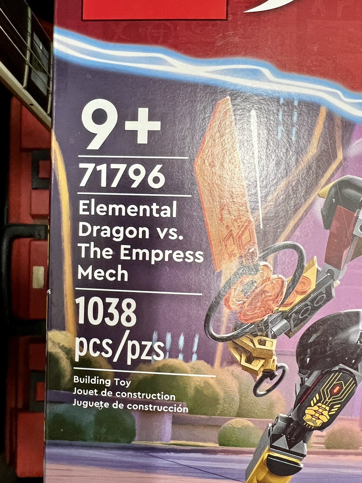 LEGO 71796 Ninjago Elemental Dragon VS. The Empress Mech 6425945 New