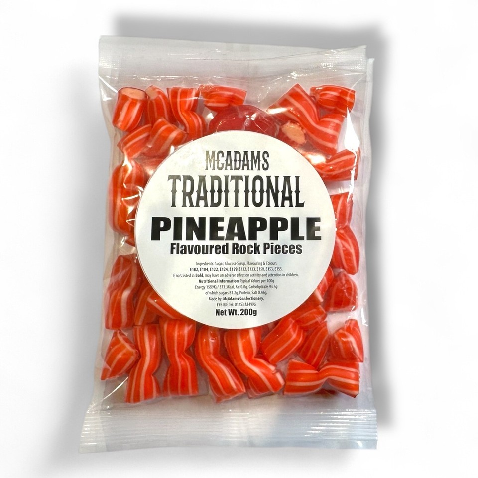 200G Chopped Rock Pieces Handmade Uk Made British Traditional Candy ...