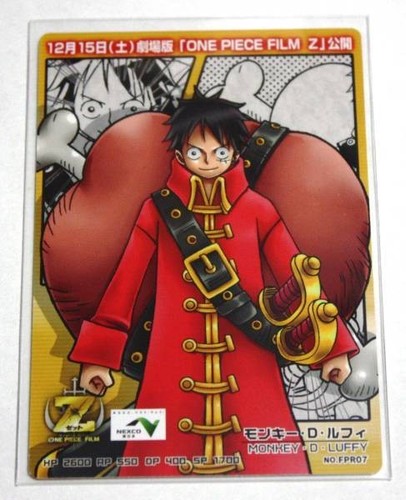 One Piece AR Card Das F Promo Card Luffy FPR07 | eBay