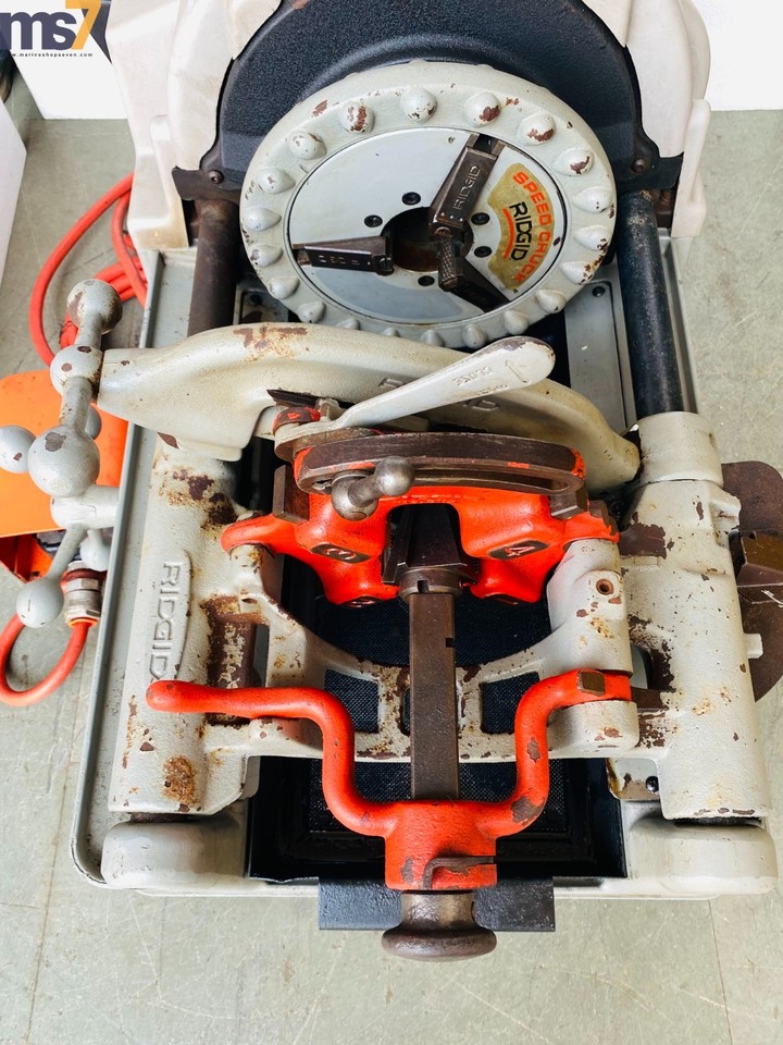 RIDGID 535 SERIES PIPE THREADER/ THREADING MACHINE 115V WITH DIE HEAD ...