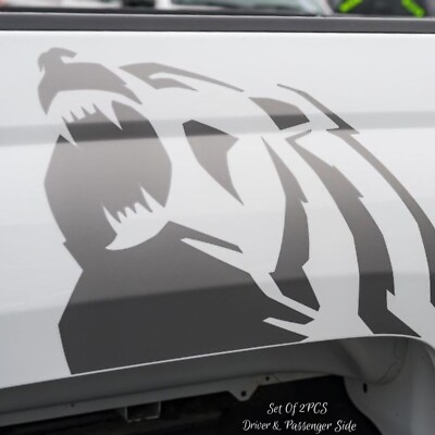 Chevrolet Alaskan Bedside Decals New 2PC Set Large Fits Silverado Bears ...