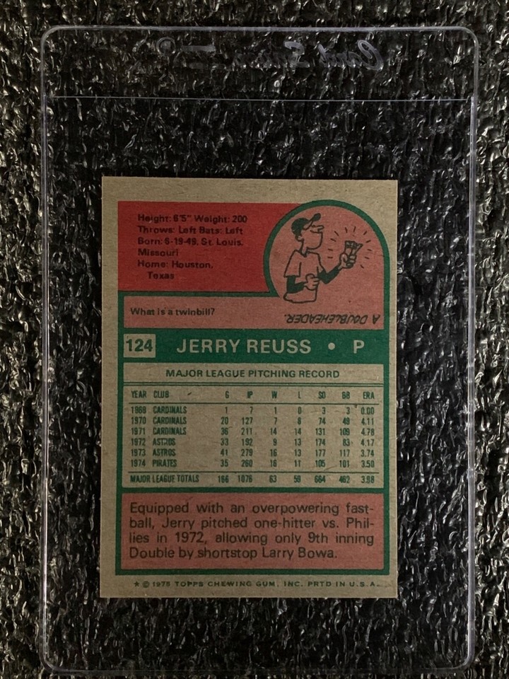 1975 Topps Mini #124 Jerry Reuss NM | eBay