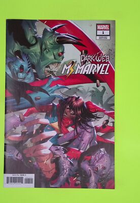 Dark Web Ms. Marvel #1b 2023 Marvel Comics Variant 8.0 Comic Book G18 ...