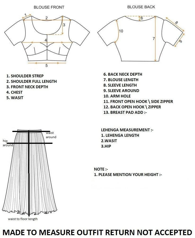 Saree Blouse Sewing Pattern