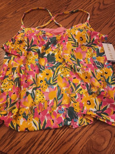 NWT Anne Cole Women's Limit. Ed. Swim Triangle Tankini Top XXL Sunshine ...