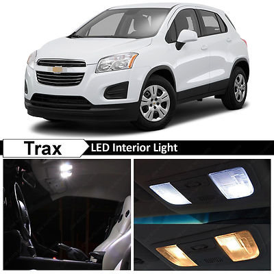 13x White Interior LED Lights Package Kit for 2013-2017 Chevy Trax | eBay