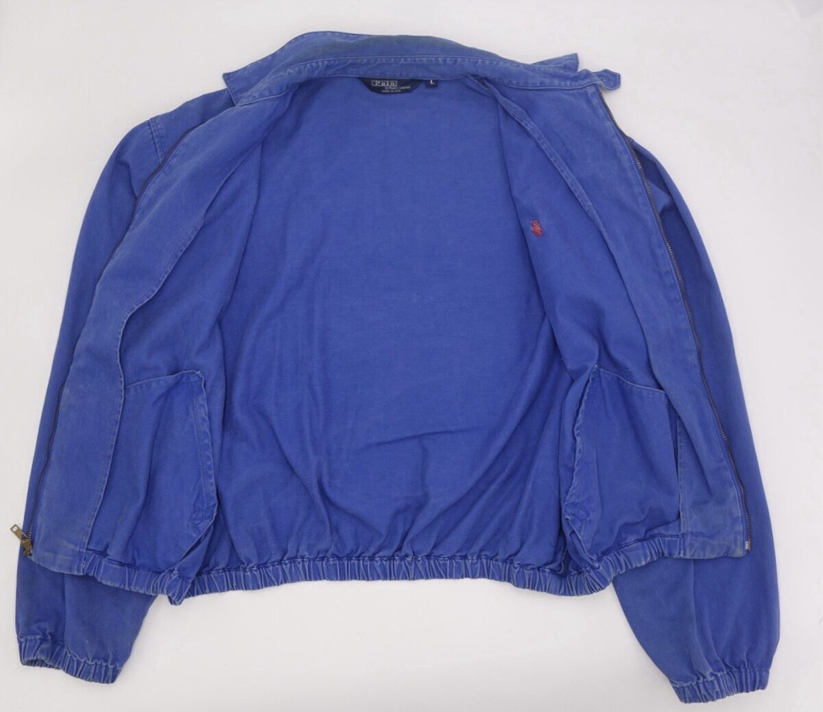 Vintage 80s 90s Polo Ralph Lauren Cotton Bomber Jacket Sz L Vintage 80s 90s Polo Ralph Lauren Cotton Bomber Jacket Sz L