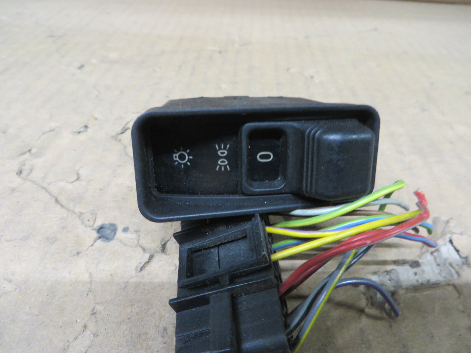 BMW HEADLIGHT SWITCH with PIGTAIL CONNECTOR oem KIRSTEN 1990's 5-7- 8 ...