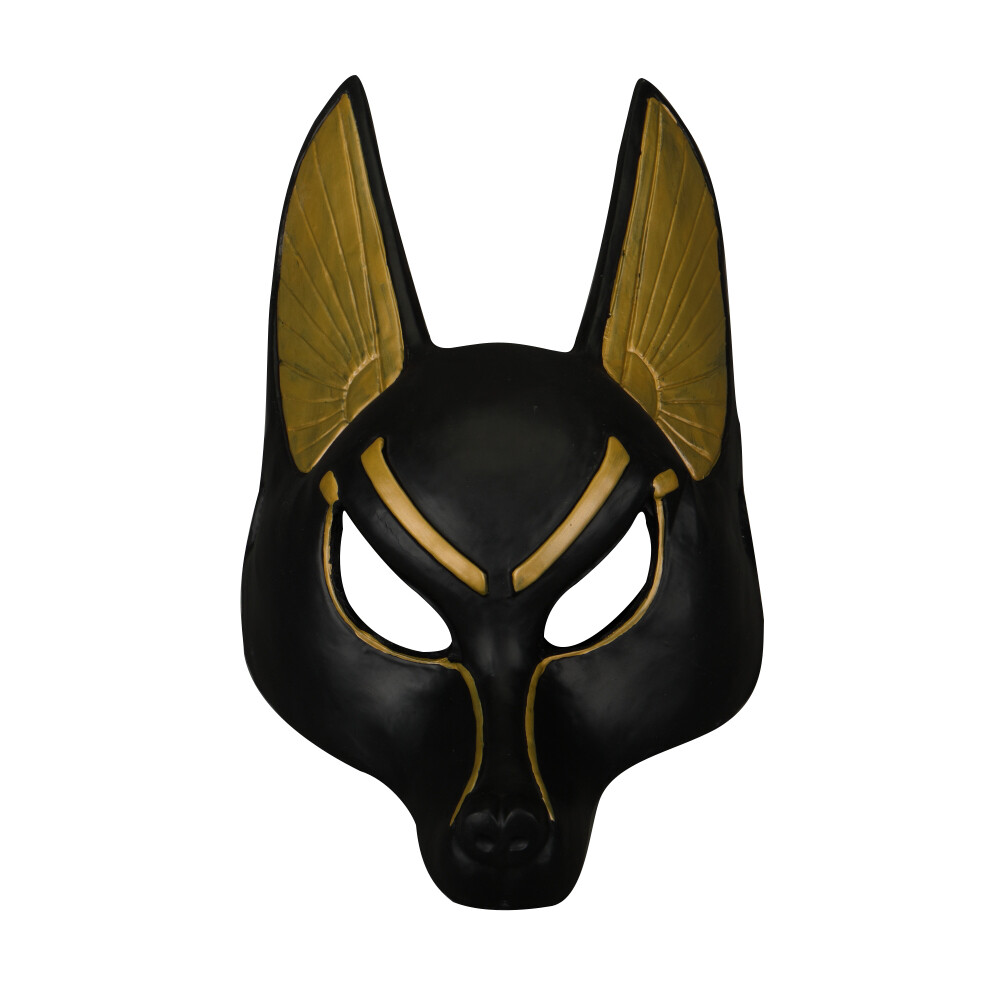 Egyptian Anubis Mask Halloween Cosplay Wolf Masquerade Anubis Mask Hood ...