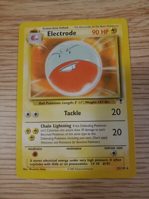 Electrode - 22/110 Legendary Collection Set - Pokemon Card | eBay Australia
