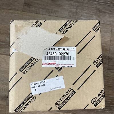 2018-2021 Toyota CH-R Rear Hub & Bearing Assembly w/ ABS 42450-02270 ...