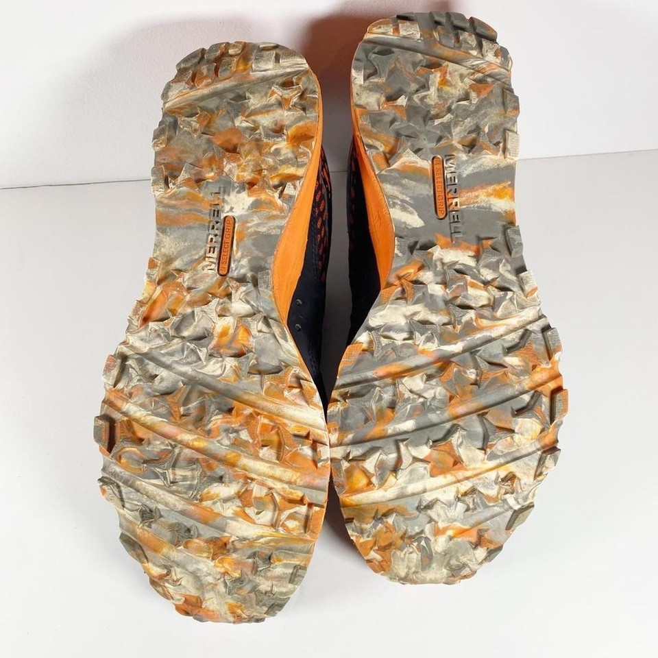 Merrell Tough Mudder trail Trainers Black/Orange - Size Men's UK 9.5 ...