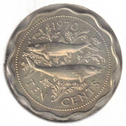 1970 Bahamas Uncirculated Satin Finish Ten Cent Coin | eBay