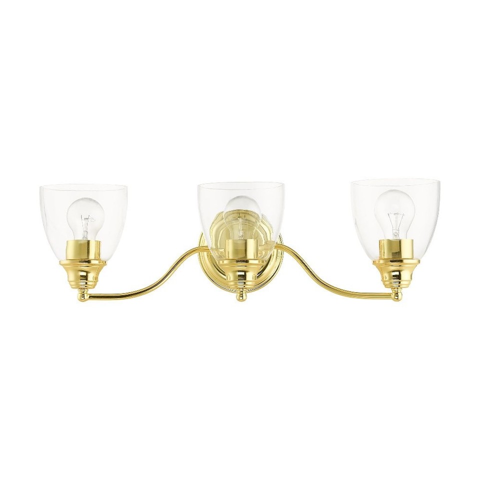 Livex Lighting - Montgomery - 3 Light Bath Vanity In Transitional Style ...