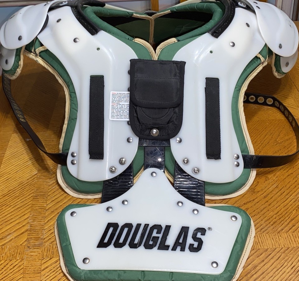 Douglas Custom Pro CP 69 XXL 21”-22”Football Shoulder Pads With Back ...