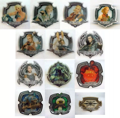 Final Fantasy XII Pin Set 13pcs Main Characters Collection Secret ...