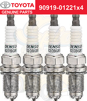 Toyota Genuine PREMIO Iridium Spark Plugs 90919-01221 x4 | eBay