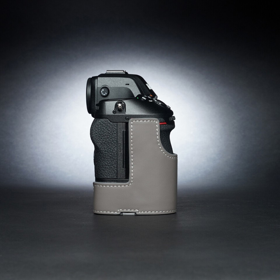 Genuine Cowhide Handmade Camera Half Case Bag Protection Covers Fit For ...