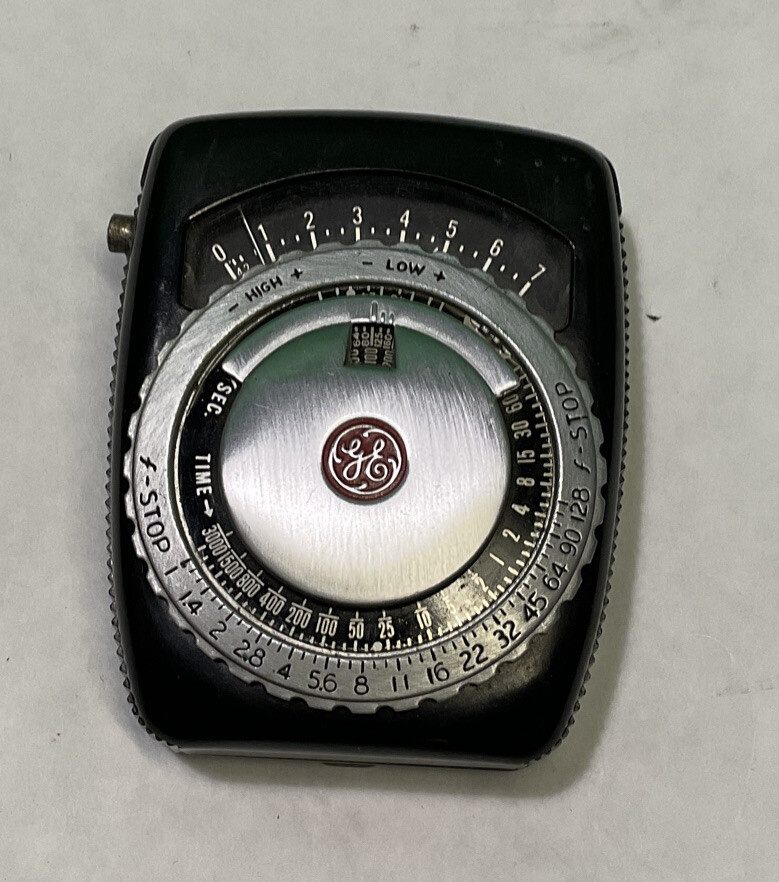 Vintage GE General Electric Light Meter For Photography Film Exposure ...