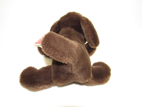 VTG 1973 DAKIN BROWN DROOPER DOG TAGS TAIWAN STUFFED PLUSH NON-NUTSHELL ...