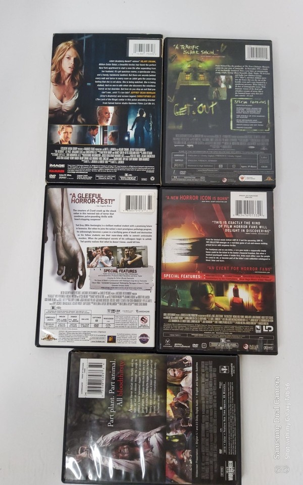 2000's 5 horror dvd's amityville horror, resident, pathology, the ...