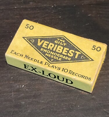 Gramophone phonograph needle Box Veribest Empty | eBay