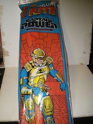 Vintage NOS 1987 Spectra Star Kites Captain Power & The Soldiers of the ...