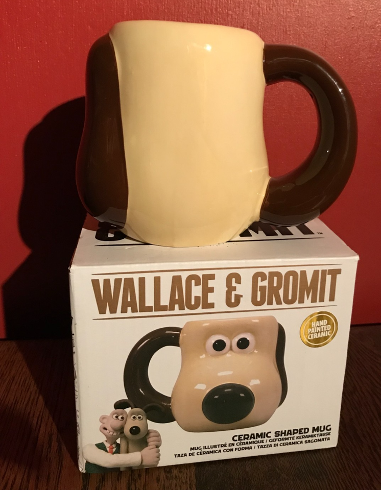 WALLACE & GROMIT 3D CHARACTER CERAMIC MUG (GROMIT). HALF MOON BAY ...