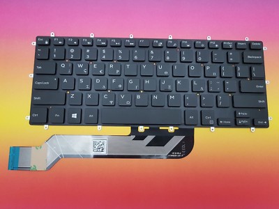 Keyboard Greek Dell Inspiron 13 5368 5378 5568 Greek 09T0TK Backlit | eBay