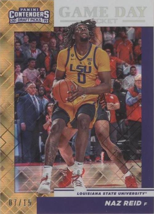 2019-20 Panini Contenders Draft Picks - Game Day Tickets Naz Reid #24 ...