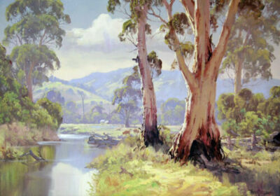 AUSTRALIAN BUSH SCENE * A4 SIZE QUALITY CANVAS PRINT | eBay Australia