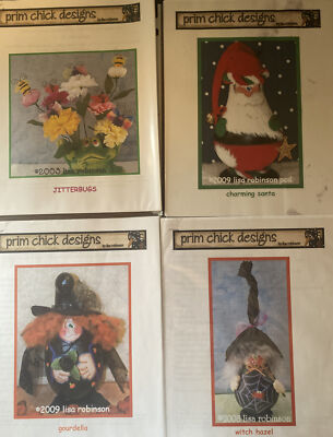 Lot of 4 Decorative Tole Painting Pattern Packets by Lisa Robinson | eBay