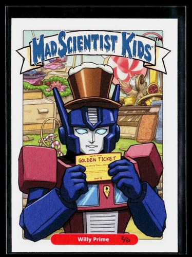Mad Scientist KIDS 40K GPK Spoof Redux CHASE #'d 2/6 Optimus Prime ...