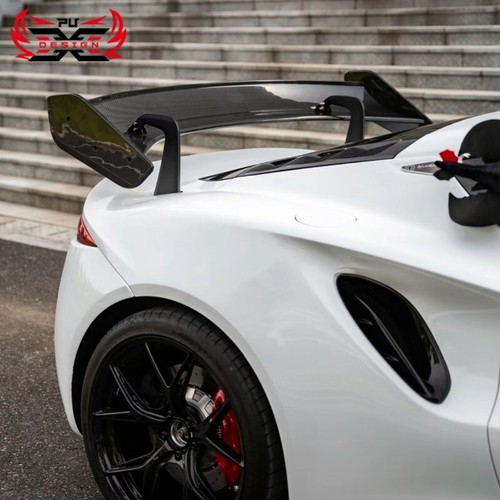 For Lotus Emira 2022-2024 Dry Carbon Fiber Rear Trunk Spoiler GT4 Style ...