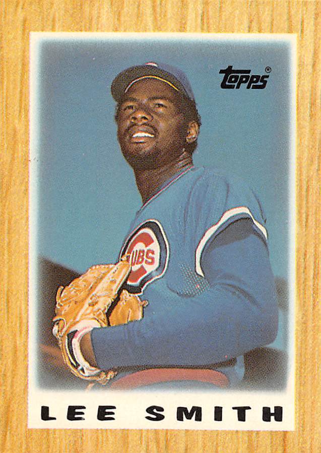 1987 Topps Mini Leaders #3 Lee Smith Chicago Cubs | eBay