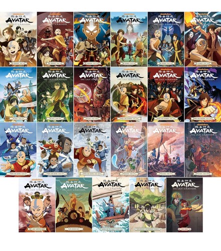 Avatar: The Last Airbender Complete Series Collection Set (23 books ...