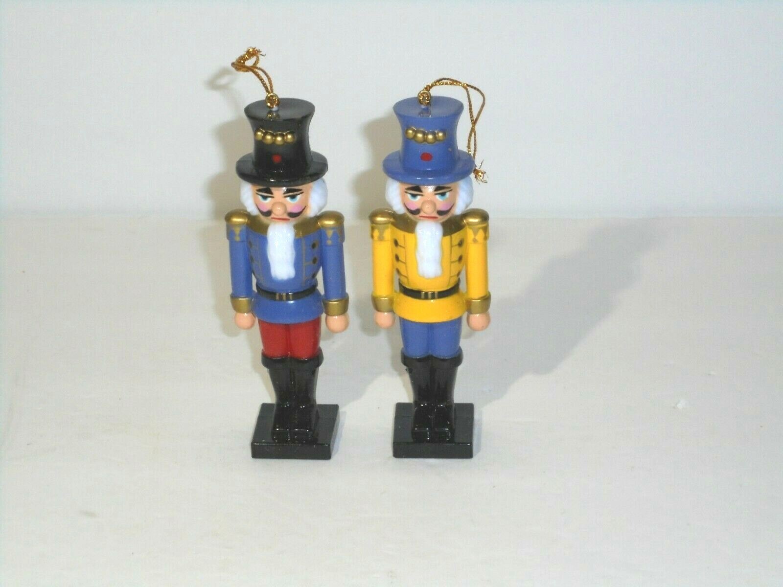 Plastic Nutcracker Ornament Set of 2 Christmas Decor | eBay