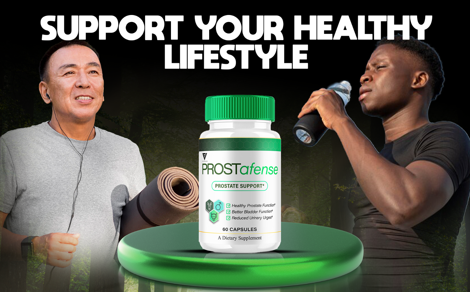 (5 Pack) Prostafense Pills Prosta Fense Prostate Support Formula (300 ...