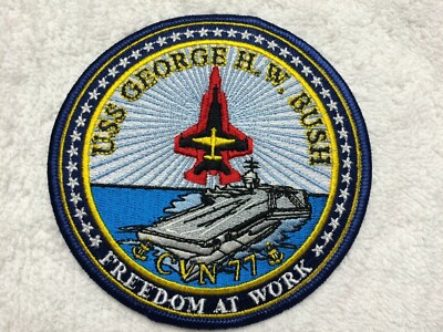 Patch of USS GEORGE H.W. BUSH (CVN 77) | eBay