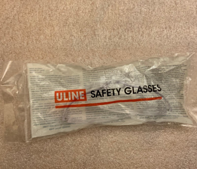 Uline Safety Glass Clear 99.9% UV Protection ANSI Z87.1-2015 | eBay