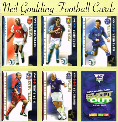 Magic Box Shoot Out ☆ PREMIER LEAGUE 2004-05 ☆ Football Cards Arsenal ...