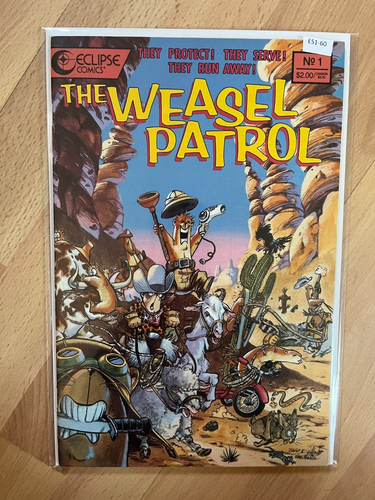 The Weasel Patrol 1 Eclipse Comics 8.0 E51-60 | eBay