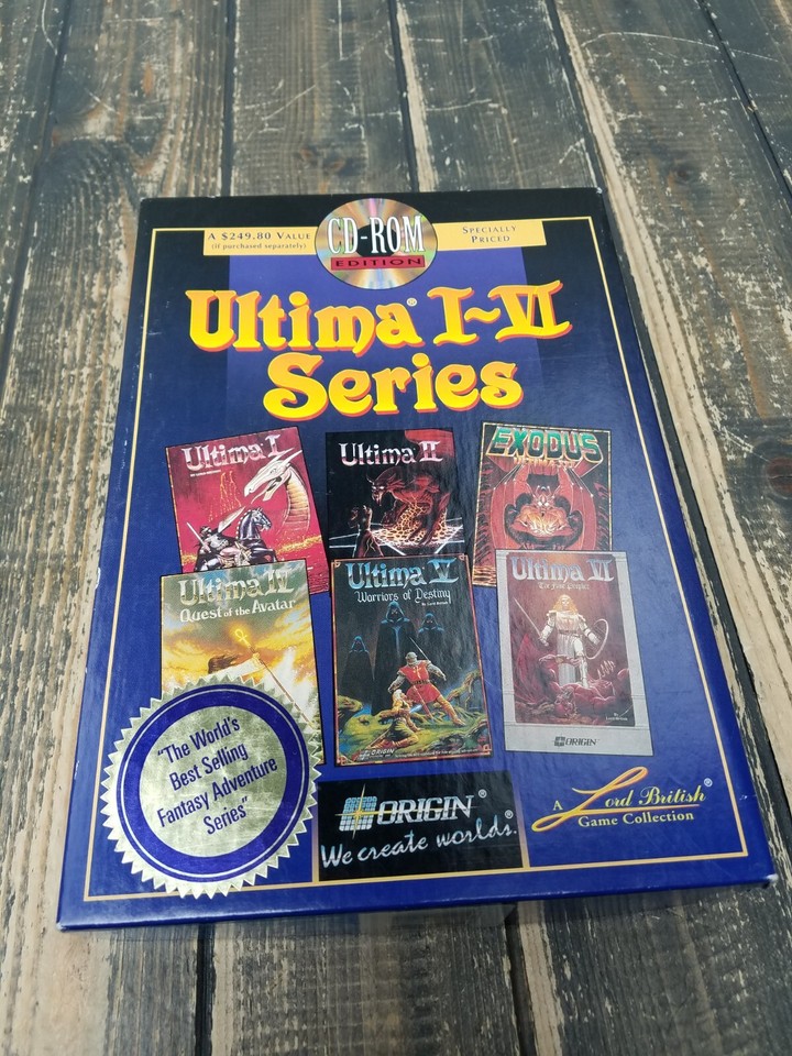 Ultima I-VI i II III IV V VI 1 2 3 4 5 6 Series Big Box PC Game with ...