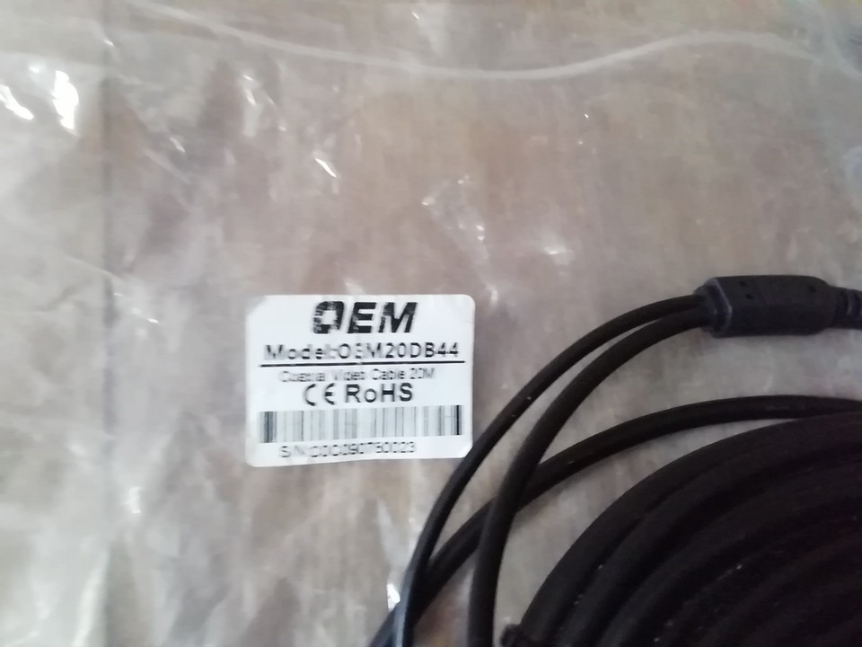 CCTV OEM BNC and powe extention camera cable 20m | eBay UK